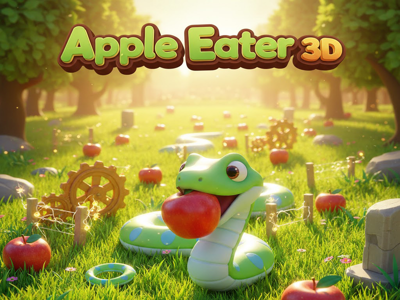 Apple Eater 3d 🕹️ Jouez en ligne sur SGameS