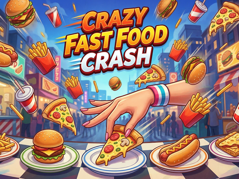 Crazy Fast Food Crash 🕹️ Jouez en ligne sur SGameS