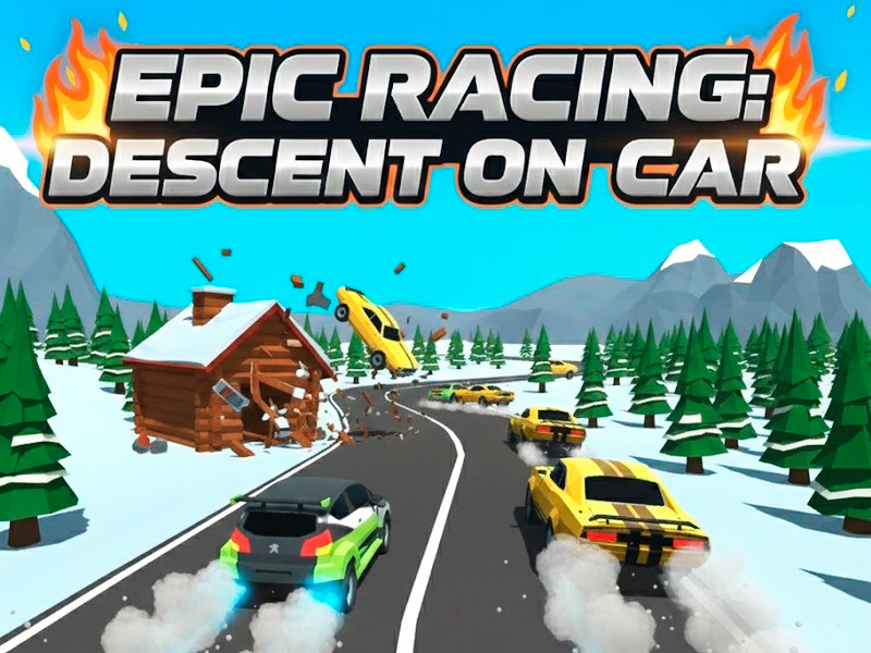 Epic Racing: Descent on Car 🕹️ Jouez en ligne sur SGameS