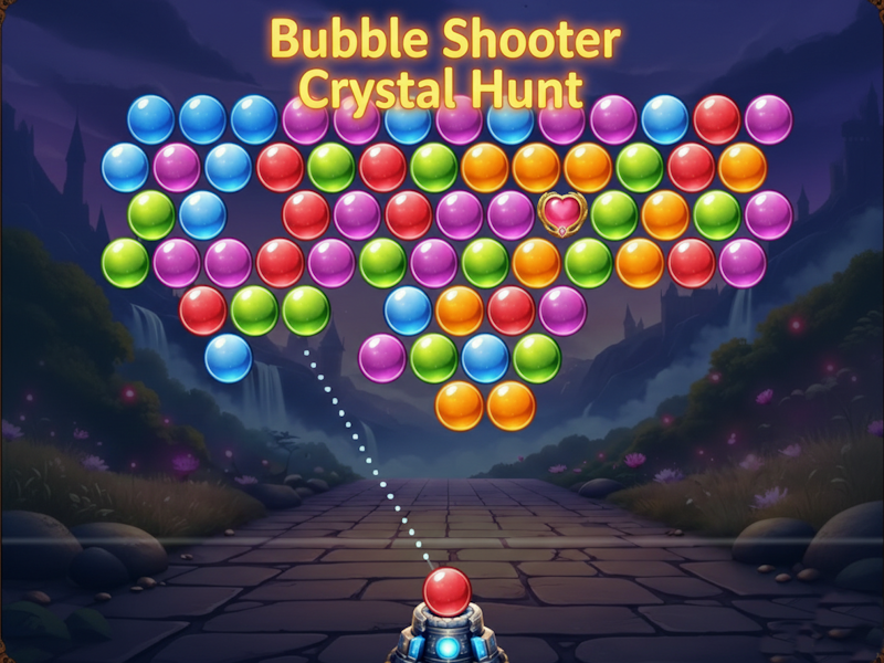 Bubble Shooter Crystal Hunt 🕹️ Jouez en ligne sur SGameS