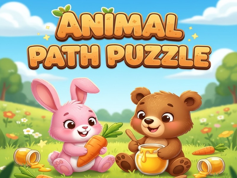 Animal Path Puzzle 🕹️ Jouez en ligne sur SGameS