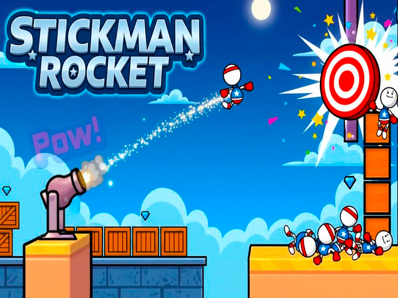 Stickman Rocket 🕹️ Jouez en ligne sur SGameS