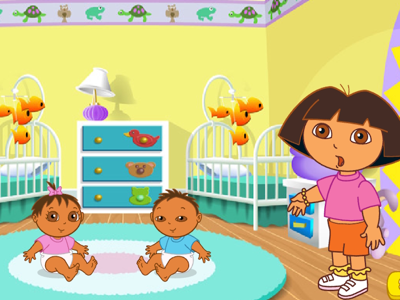 Dora the Explorer Dora's Playtime with the Twins 🕹️ Jouez en ligne sur ...