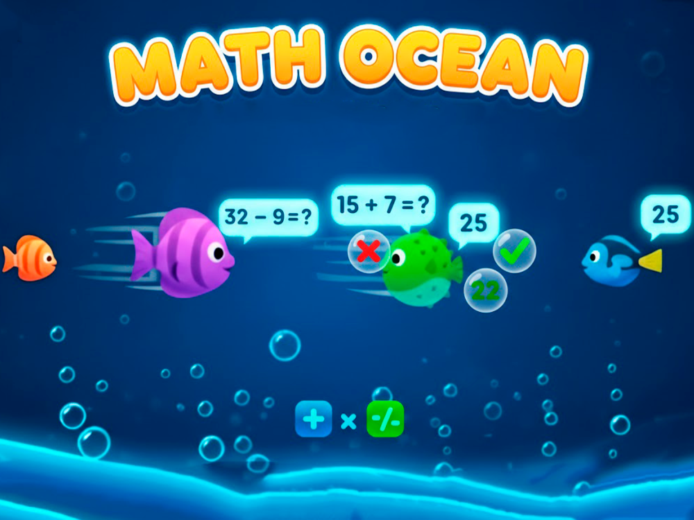 Math Ocean 🕹️ Jouez en ligne sur SGameS