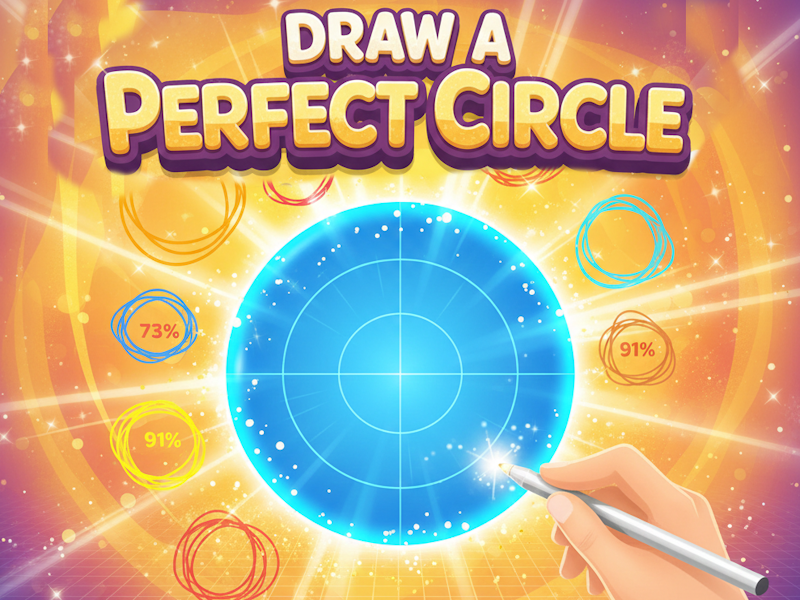 Draw a Perfect Circle 🕹️ Jouez en ligne sur SGameS