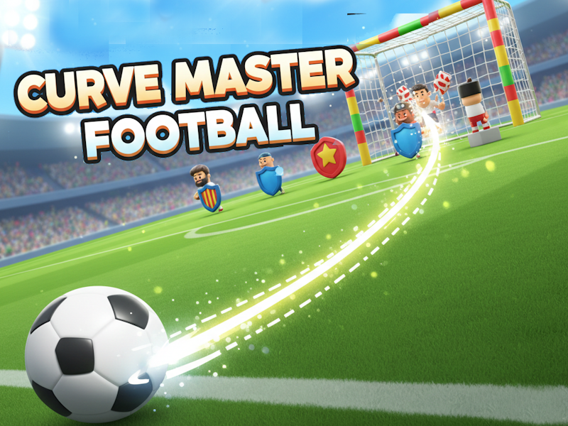 Curve Master Football 🕹️ Jouez en ligne sur SGameS