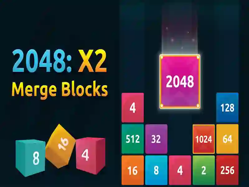 2048 X2 Merge Blocks 🕹️ Jouez en ligne sur SGameS